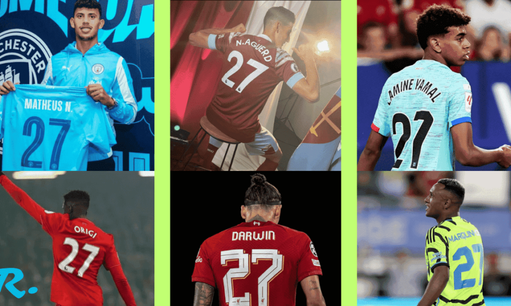 Pemain Bola Nomor Punggung 27 Dari Berbagai Klub dan Artinya